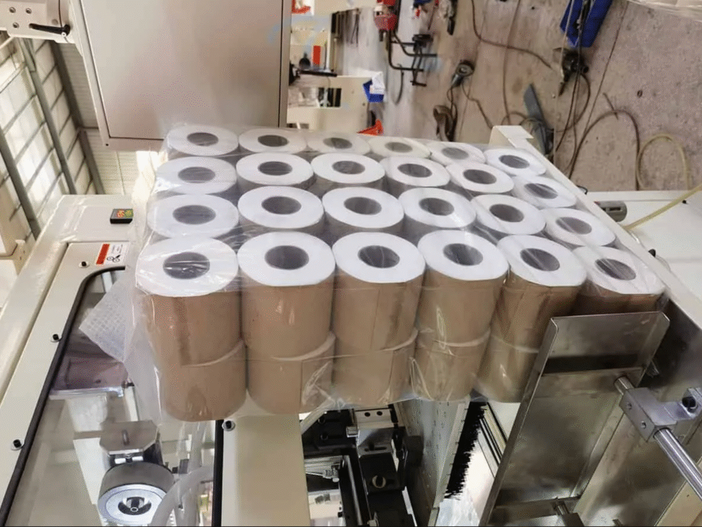 48rolls toilet paper roll wrapping machine – Tissue Converting ...